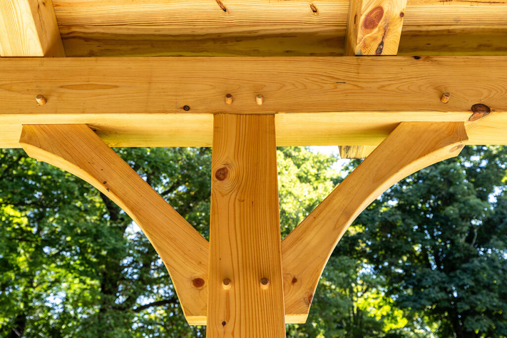 Amish Built Timber Frame Barns - Erie Timber Frames