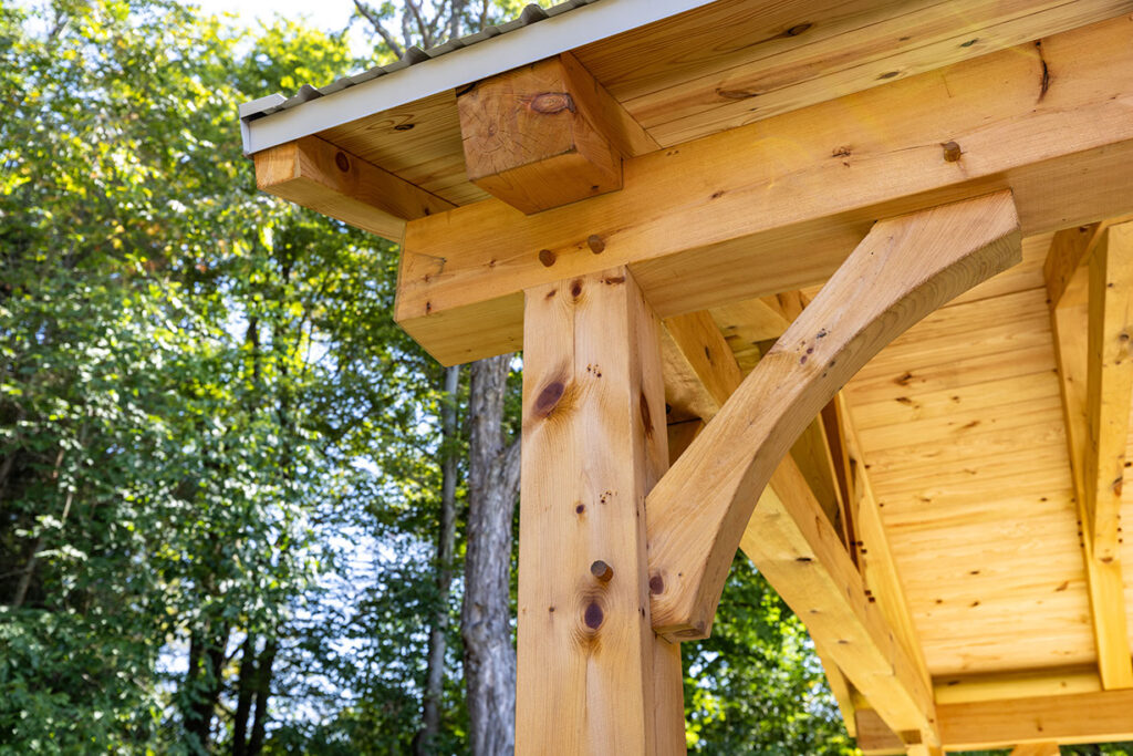 Amish Built Timber Frame Barns - Erie Timber Frames