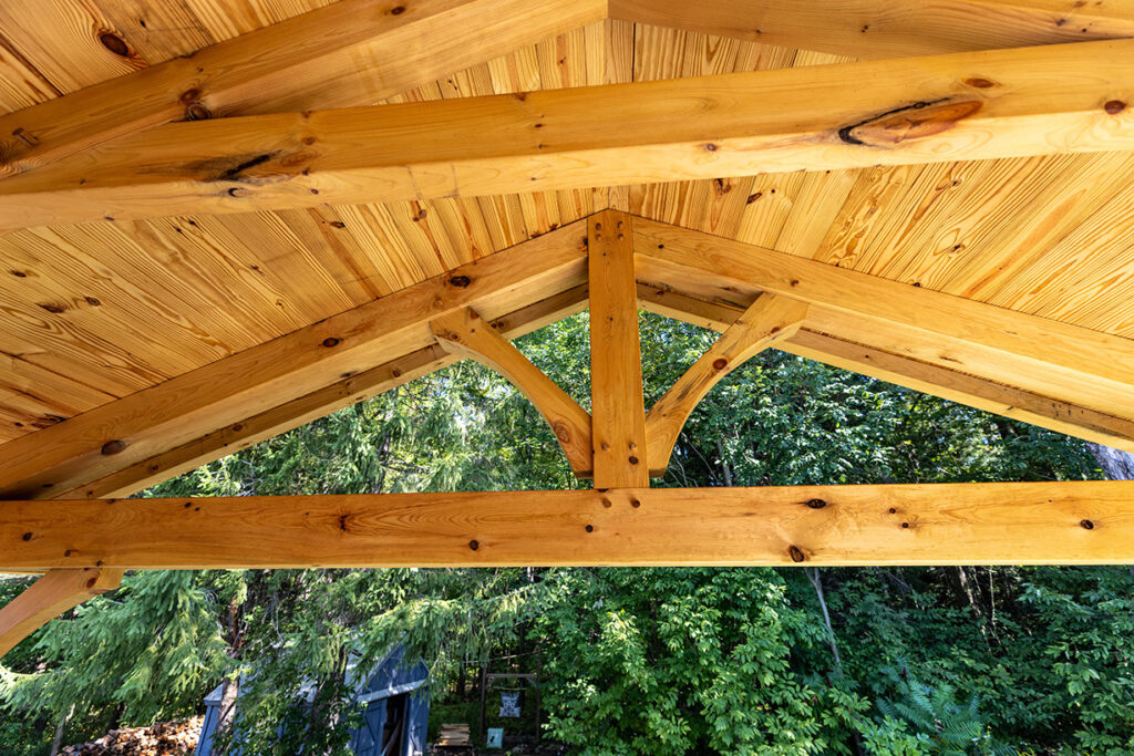 Amish Built Timber Frame Barns - Erie Timber Frames