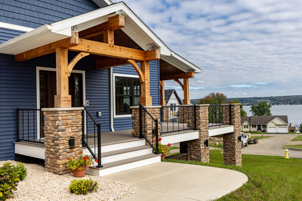 Amish Built Timber Frame Homes - Erie Timber Frames