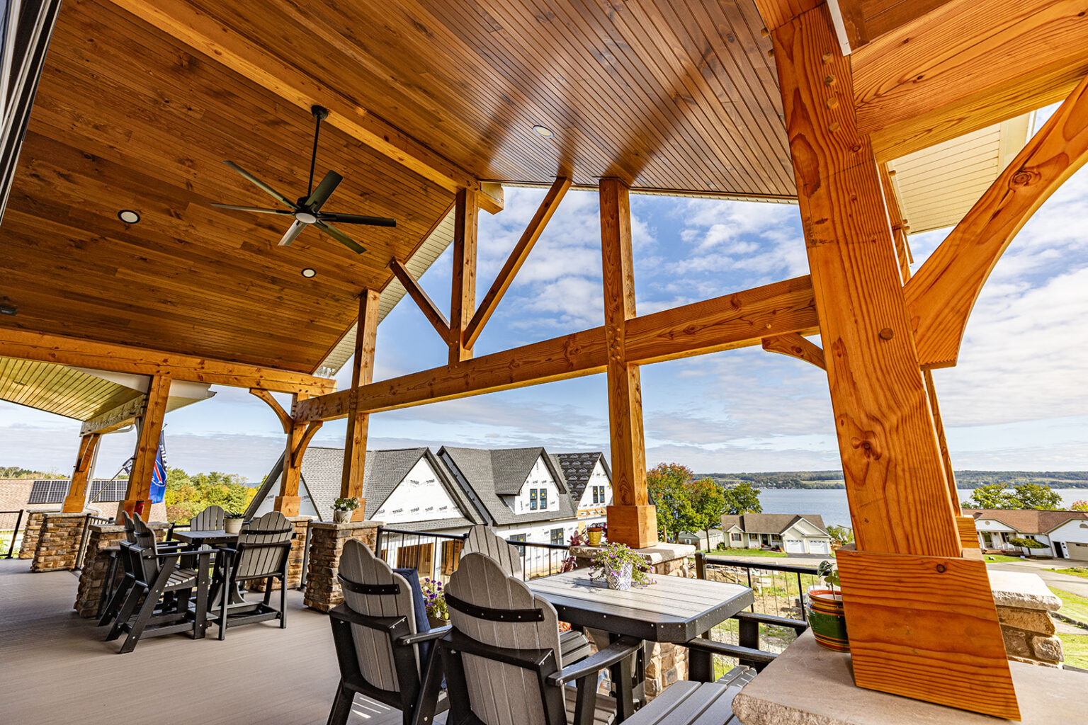 Amish Built Timber Frame Homes - Erie Timber Frames